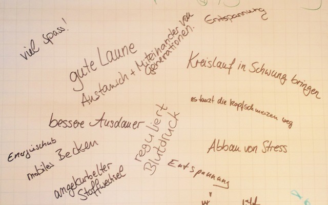 Zumba Gold Kurs in Hirschacker-Grundschule mit Andrea Uhde