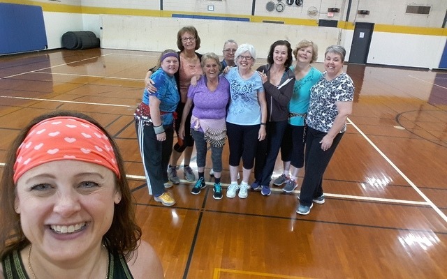 Zumba Gold-Toning class at Resolution Fitness with Jennifer Heine-Withee