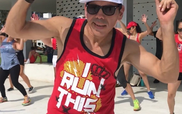 Zumba class at Scott Rakow Youth Center with Fernando Garcia